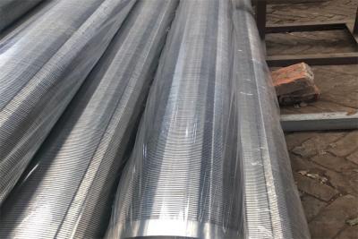 China SS304 SS316 SS321 Stainless Steel Filter Screen / Wedge Wire Filter Elements for sale