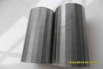 China OD 100mm Stainless Steel Filter Screen Wastewater Treatment Wedge Wire Screen for sale