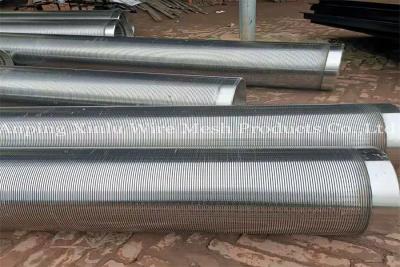 中国 219mmの直径連続的なスロット スクリーンのV形くさびSS304水十分スクリーン 販売のため
