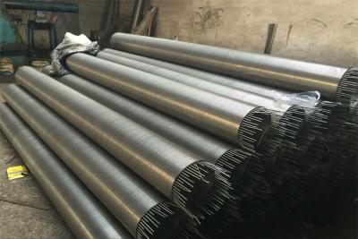 Cina Il cavo di SS304 Johnson Continuous Slot Screen V ha avvolto il tubo filettato di BSP in vendita