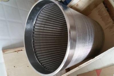 Cina lunghezza continua AISI 316 Johnson Well Screen dello schermo 4m della scanalatura di 0.1mm in vendita