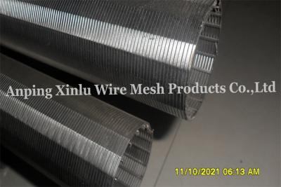 China Slot 2.0mm Filter Element Geothermal Wells Wire Wrapped Screen Pipe for sale