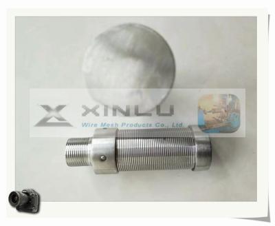 中国 磨く浄水器のノズルSS316L 55mmの長さのくさびワイヤー ノズル 販売のため
