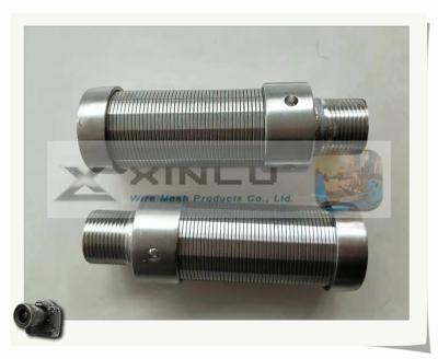 Cina Ugello di lucidatura del cavo del cuneo di lunghezza dell'ugello SS316L 55mm del filtro da acqua in vendita