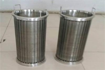 Cina Il controllo della sabbia del acciaio al carbonio scherma la lunghezza del filtro 500mm dal metallo avvolta cavo in vendita