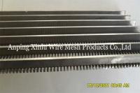 China Flat Johnson Wedge Wire Continuous Slot Screen Panel 0.05-20mm Slot for Coal Washing Filter for sale