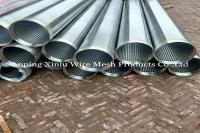 China AISI 304 Sand Control Screen Pipe 0.025mm Slot for Solid-Liquid Separation 4-12 Inch OD for sale