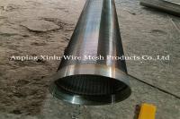 China AISI 304 Sand Control Screen Pipe 0.025mm Slot for Solid-Liquid Separation 4-12 Inch OD for sale