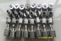 China Johnson V Wire Filter Nozzle 304 Stainless Steel 0.2mm Slot Wedge Wire Strainer for sale