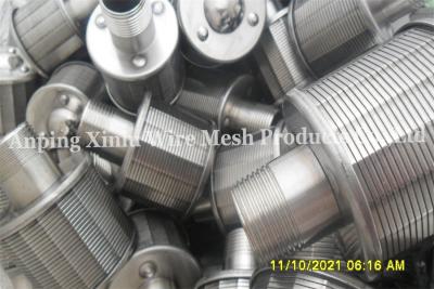 Cina Ugello di acciaio inossidabile Johnson Wedge Wire Water Screen per il filtro a sabbia in vendita