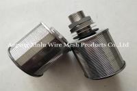 China Double Head Johnson Screen Nozzle 53mm M24 Stainless Steel Filter Nozzle for Water Treatment for sale