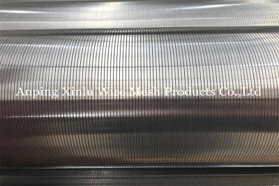 Cina Acciaio continuo 304 Johnson Wedge Wire Screen Tubes di Stainnless della scanalatura 8