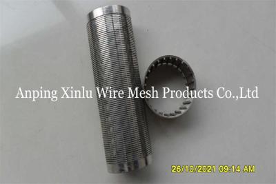 中国 4-1/2」スロット40 Vワイヤーによって包まれる管、十分スクリーンの管の耐食性 販売のため