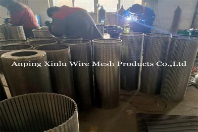 Cina 316L diametri continuo 300mm x 800mm del cilindro dello schermo di cavo del cuneo di scanalatura di inverso 1.5X2mm lungamente in vendita