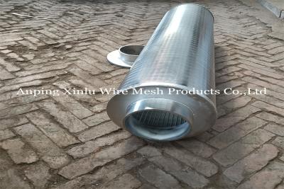 Cina 316L diametri continuo 300mm x 800mm del cilindro dello schermo di cavo del cuneo di scanalatura di inverso 1.5X2mm lungamente in vendita