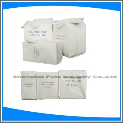 China Medical use hospital consumables 4 ply non woven swab for sale