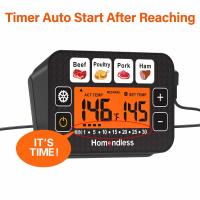 China One Probe Instant Read Digital Thermometer Ultra Fast Oven BBQ Thermometer for sale