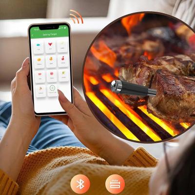 China Long distance 150m Remote Smart Bbq  Thermometer Instant Read Digital Bluetooth 5.0 Wireless Meat Thermometer 10 Modes  Meat Thermometer for sale