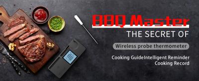 China Newest Wireless Bluetooth Bbq Thermometer IPX8 Waterproof Household Food Temperature Controller For Smoker Grill for sale