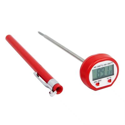 China Digital Pen Case Smart Meat Thermometer Food Thermometer Kitchen Cooking Portable Probe Model Hot Sales Temperature Measurement for sale