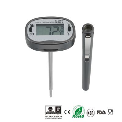 China ℃ / ℉ Switching Digital Cooking Thermometer , BBQ Oven Thermometer High Grade Version for sale