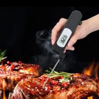 China Foldable Probe BBQ 392F LFGB Instant Read Meat Thermometer for sale