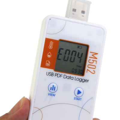 China De hoge Nauwkeurigheid mengt van de de Temperatuurvochtigheid van Thermometerusb het Registreertoestel van het de Gegevensregistreerapparaat Te koop