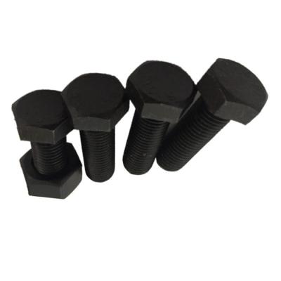 China 6V1792 bolt and nut 40Cr material 10.9-12.9 high hardness track bolt and Nut for sale