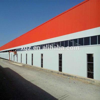 China Light Frame Prefabricated Steel Building Industrial Shed for sale