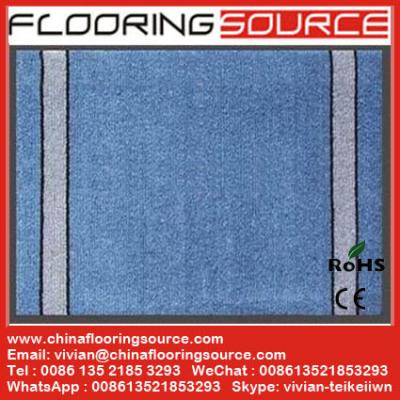 China Cut Pile Carpet Entrance Floor Mat  polypropylene fibers pvc bakcing for sale