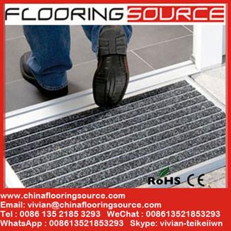 China Aluminium Doormat Heavy Duty Floor Mat Hotel Entrance Mat Office Building Entrance Matting for sale