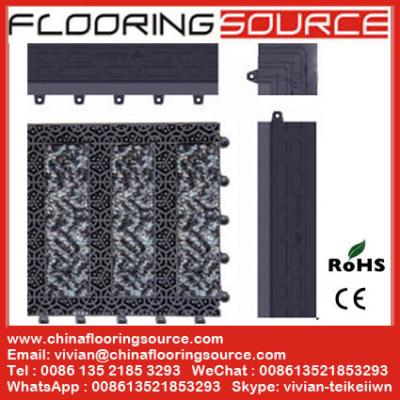 China Modular Matting Interlocking Tile Outdoor Carpeting for Commercial Entrance for sale