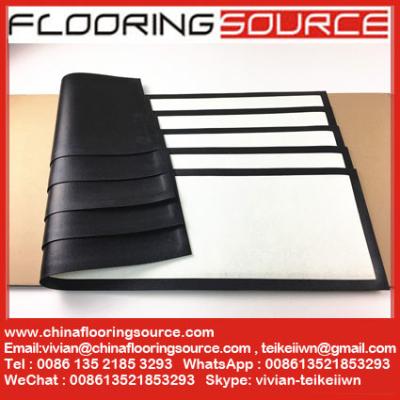 China Rubber Bar Runner nitrile rubber base polyester top white blank for Sublimation Printing for sale