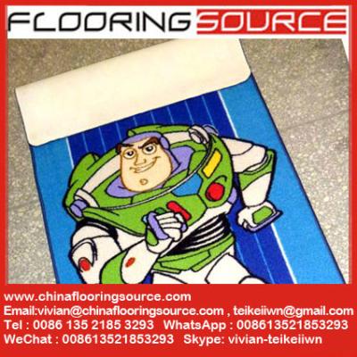 China Nylon Loop Pile Latex Back Chromojet Printing Kids Playing Rugs for sale