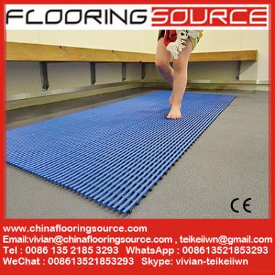 China PVC Tubular Matting Anti-skid Bathroom Mat Locker Room Mat Changing Room Mat non slip floor mats non slip floor covering for sale