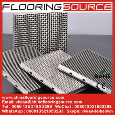 China 304Stainless steel grating entrance mat stainless steel floor grating non slip scrape dust drain water for entrance area for sale