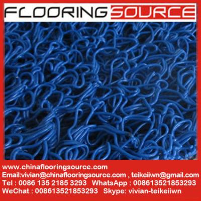 China High quality soft PVC Loop Coil Matting Anti-slip and Dust Control Matting for wet areas or entrance areas for sale