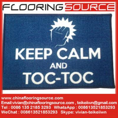 China Printed nylon area rugs nylon fiber TPR anti slip backing custom size and shape Machine washable for sale