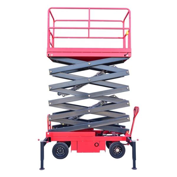 Quality Battery Indoor Electric Scaffolding Lifting Machine Powered Scaffold for sale