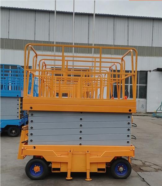 Quality Battery Indoor Electric Scaffolding Lifting Machine Powered Scaffold for sale