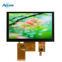 Quality 800X480 LCD IPS Display 5 Inch Capacitive Panel Touch Screen 350 cd/m2 for sale