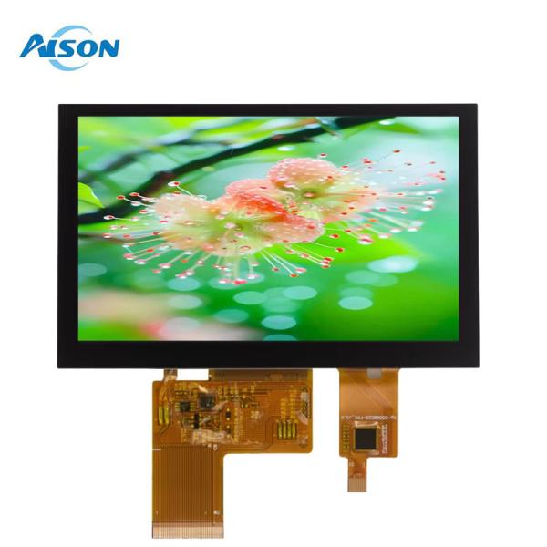 Quality 800X480 LCD IPS Display 5 Inch Capacitive Panel Touch Screen 350 cd/m2 for sale