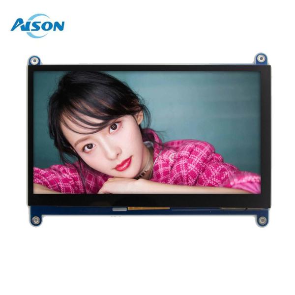 Quality 7 Inch Capacitive Touch Screen Transmissive Raspberry Pi LCD Screen 1024x600 for sale