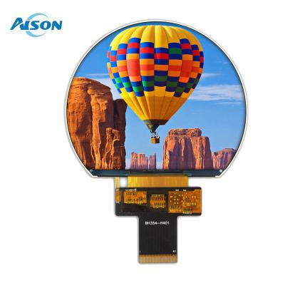 China 3.54 polegadas 800x640 Display TFT redondo SPI TFT Display 1000 Cd/M2 Com 3SPI+18Bit Interface RGB à venda