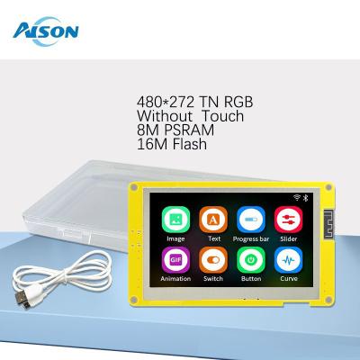 China 4.3 polegadas ESP32 Display Module 480x270 HMI Touch Screen 4,75V - 5,25V à venda