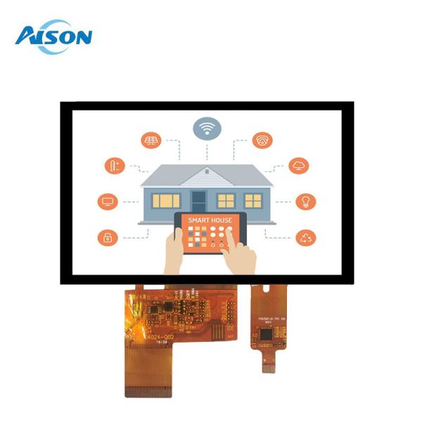 Quality 40 Pin IPS TFT LCD Display Customized Automotive LCD Screen 5 Inch RGB Interface for sale