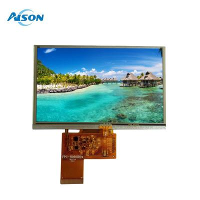 China 5'' 800x480 TFT LCD Screen Module 5 Inch IPS LVDS TFT Display 500 Cd/M2 for sale