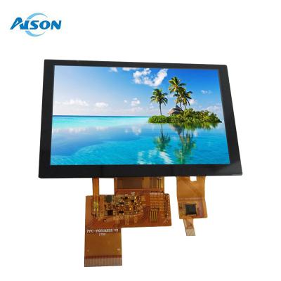 China 5'' 800x480 TFT LCD Screen Module 5 Inch IPS LVDS TFT Display 500 Cd/M2 for sale