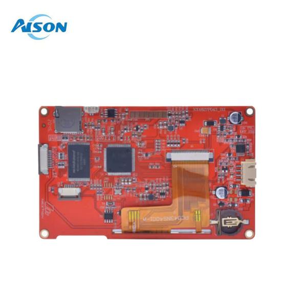 Quality 480x272 HMI LCD Display 4.3 Inch Resistive Touch Display 4 pin for sale