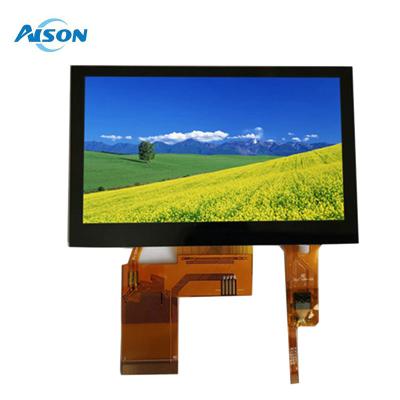 China 4.3 polegadas LCD Display 400 Cd/M2 IPS Capacitive Touch Screen 480x272 à venda